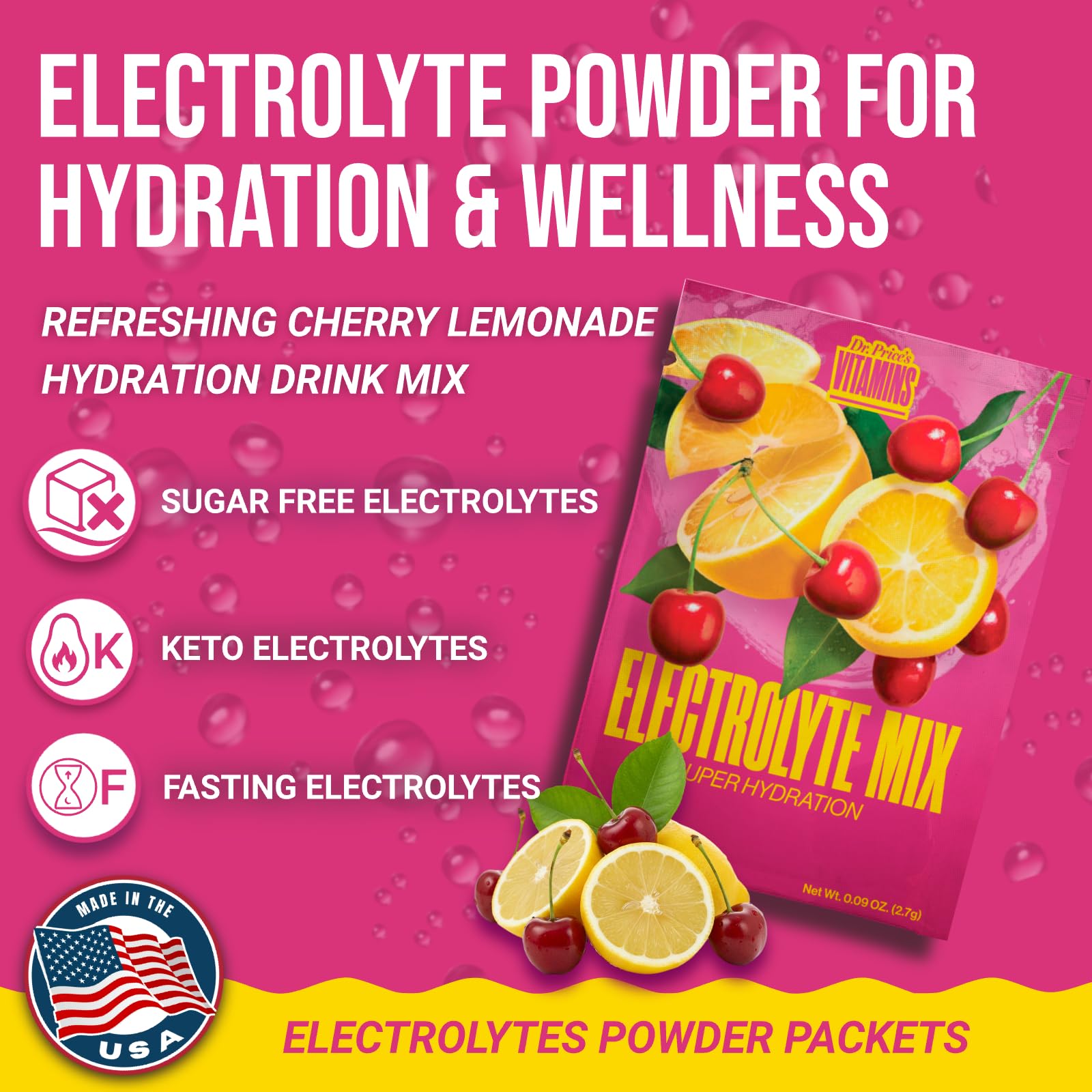 electrolyte replacements for hydration
