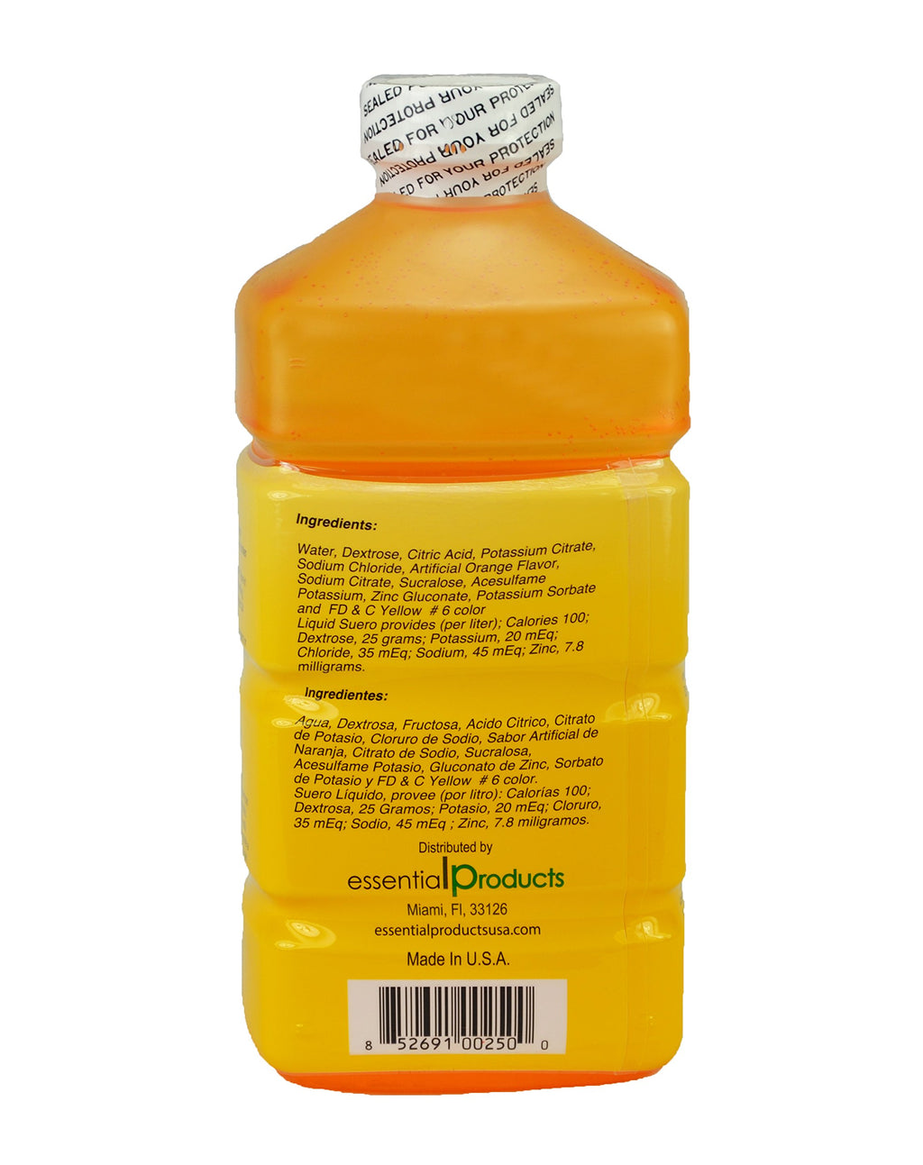 electrolyte solution for optimal hydration