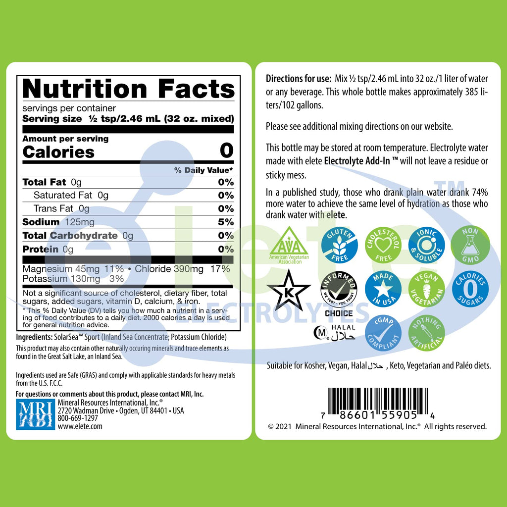 electrolyte solution for optimal performance