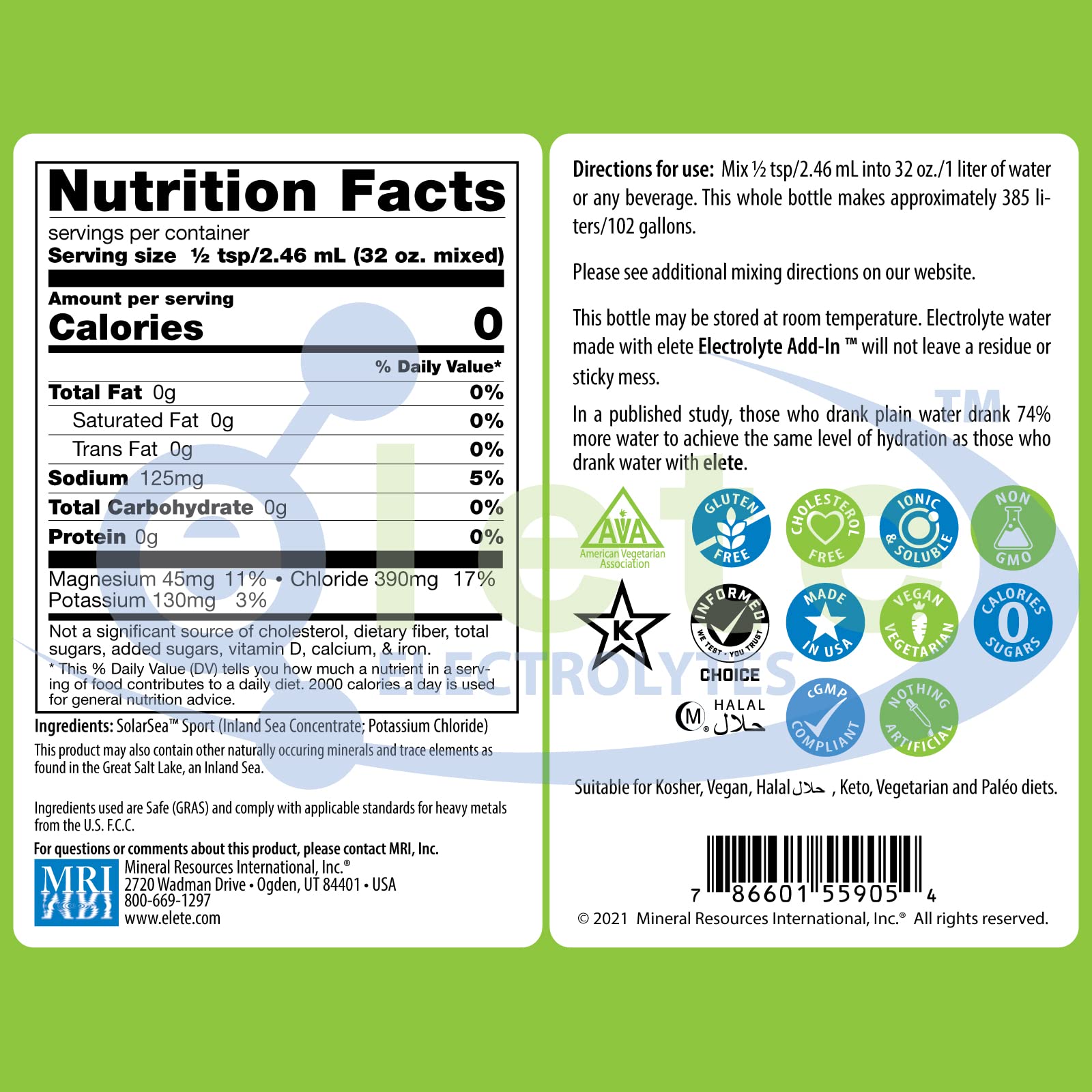 electrolyte solution for optimal performance