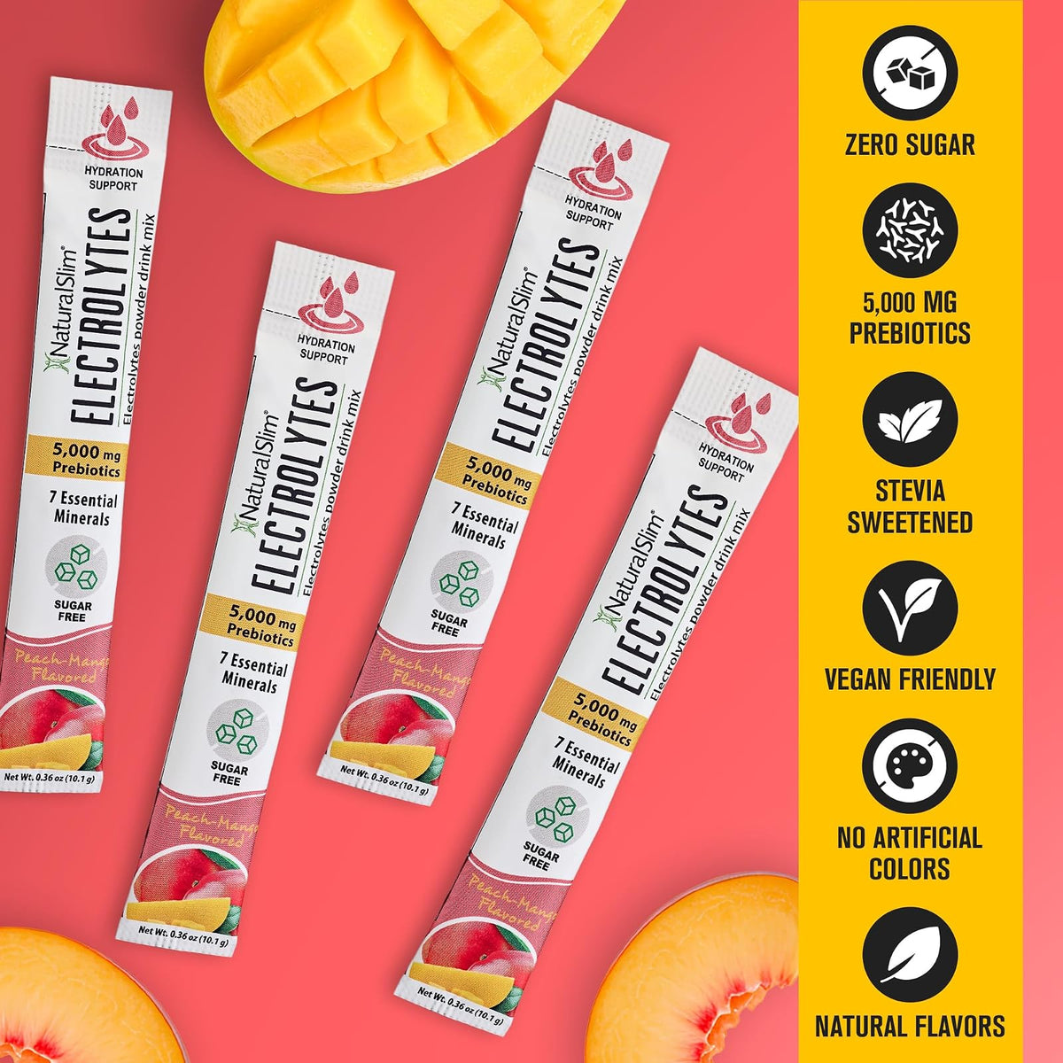 Electrolyte stick packs for energy