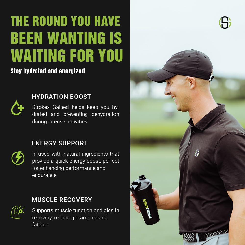 Electrolyte stick packs for golfers