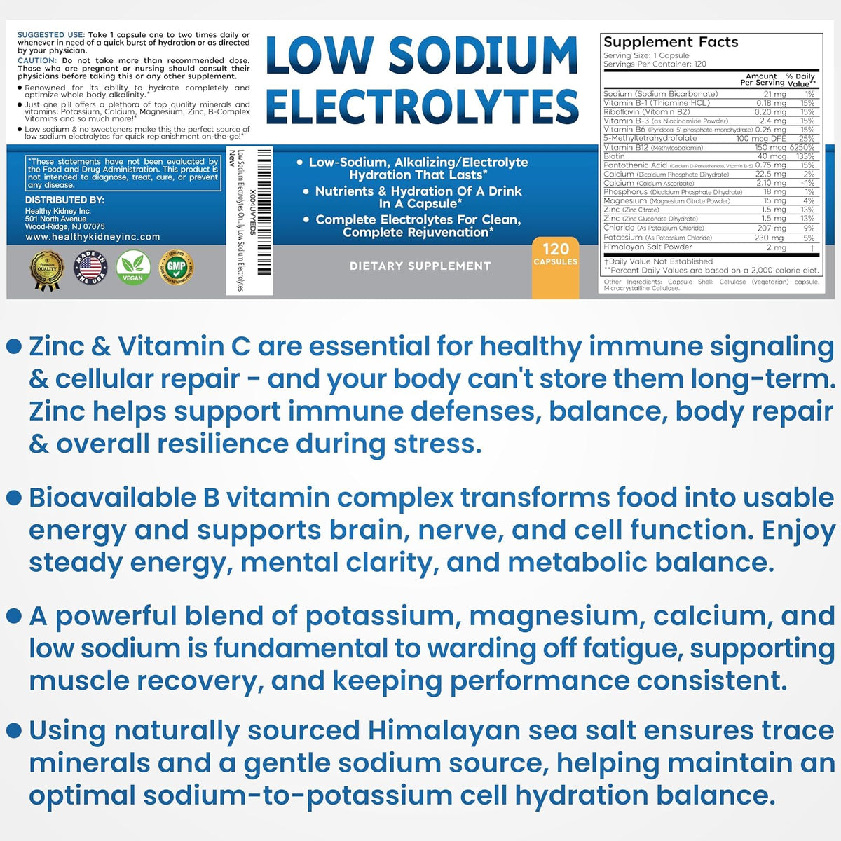 electrolyte supplement for hydration