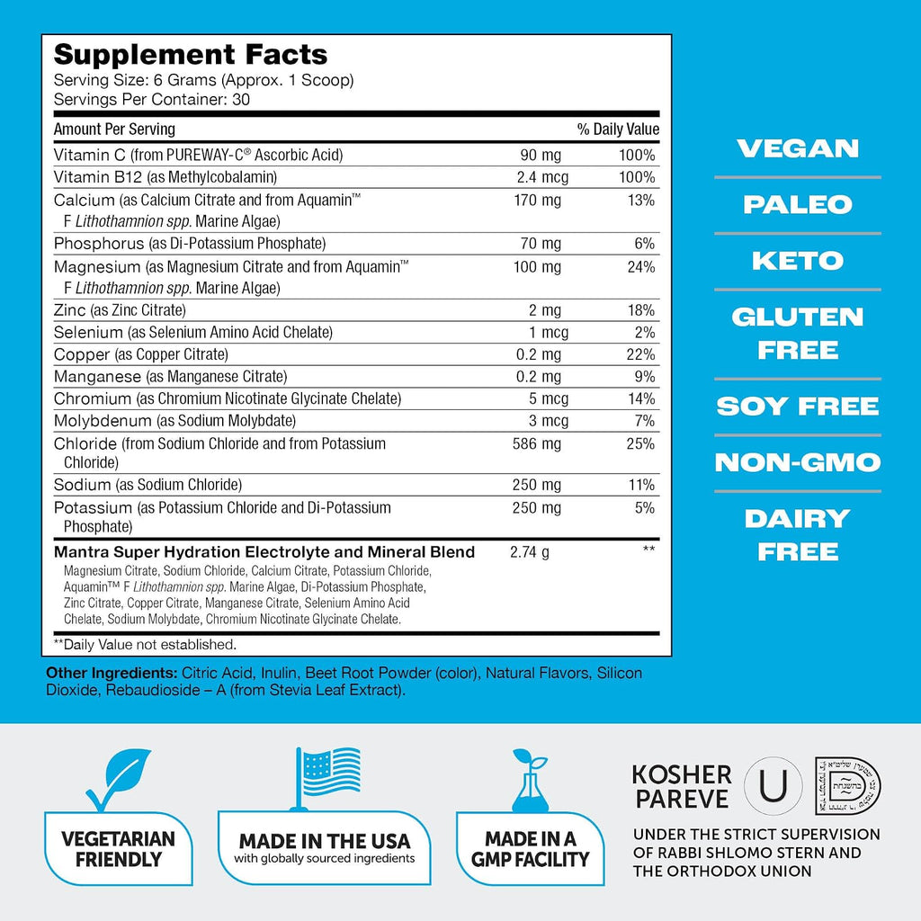 electrolyte supplement for post-workout recovery