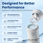 Electrolyte support hydrogen tablets