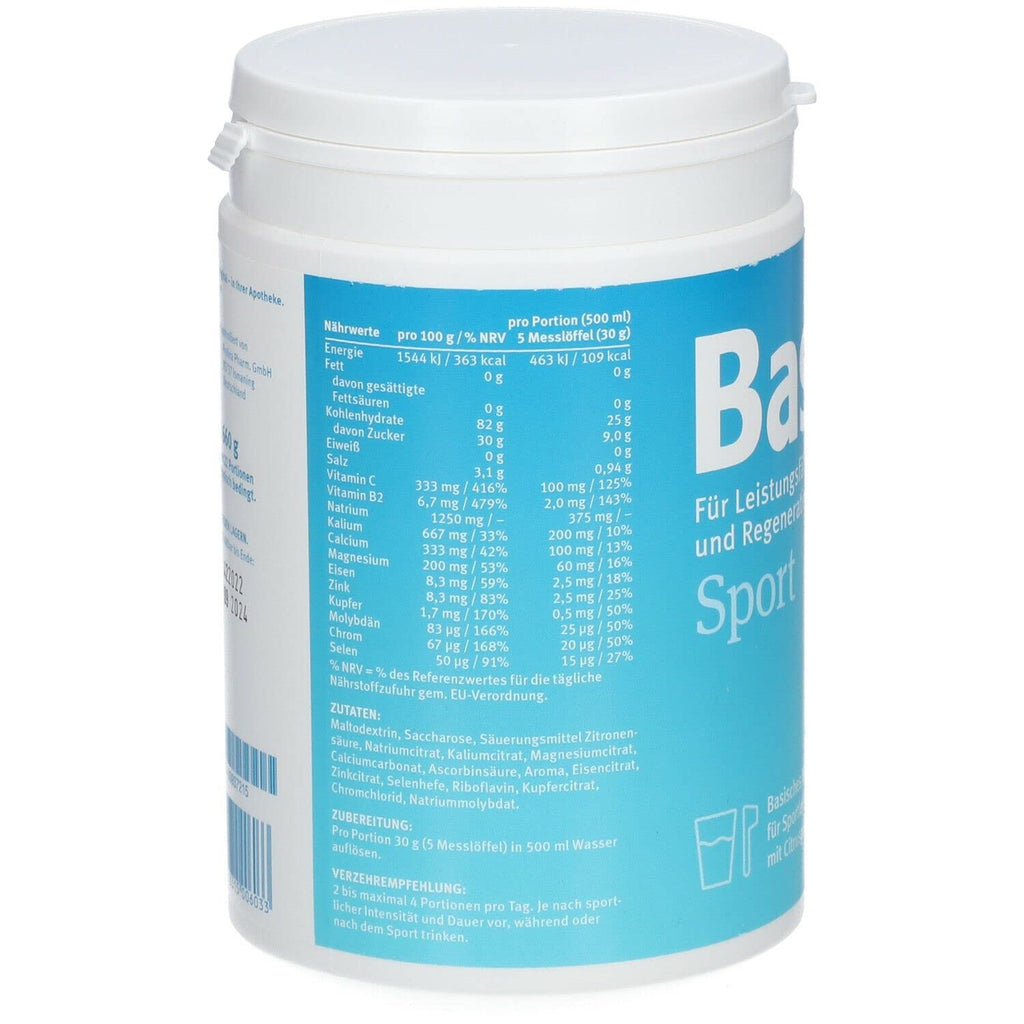Electrolyte support with Basica powder