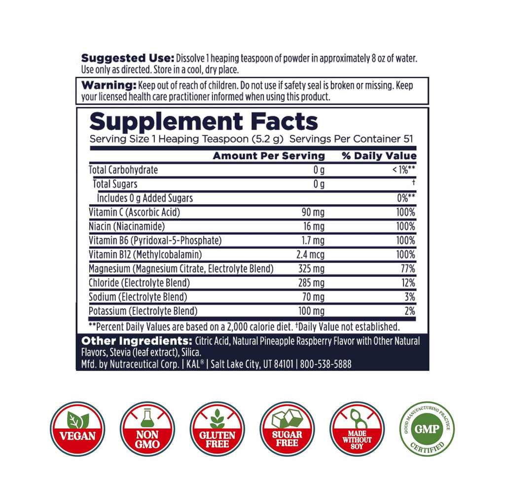 Electrolyte support with KAL Magnesium