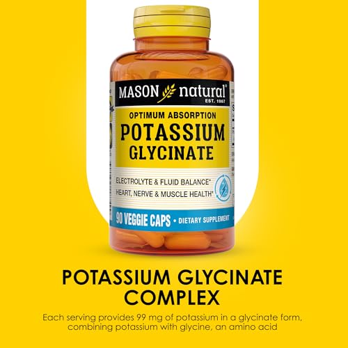 Electrolyte support with potassium glycinate