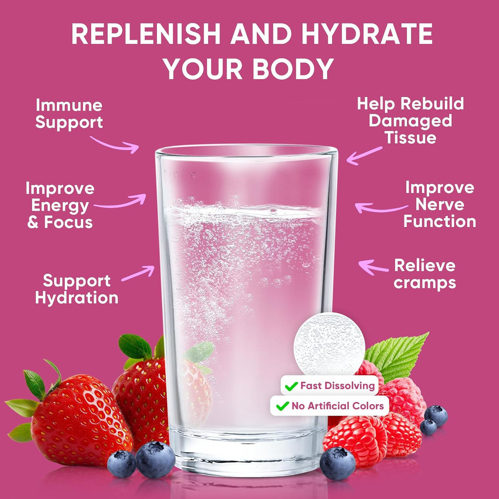 electrolyte tablets for active lifestyle