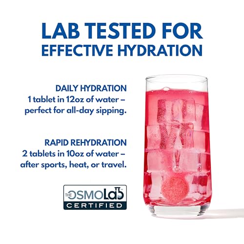 electrolyte tablets for active lifestyles
