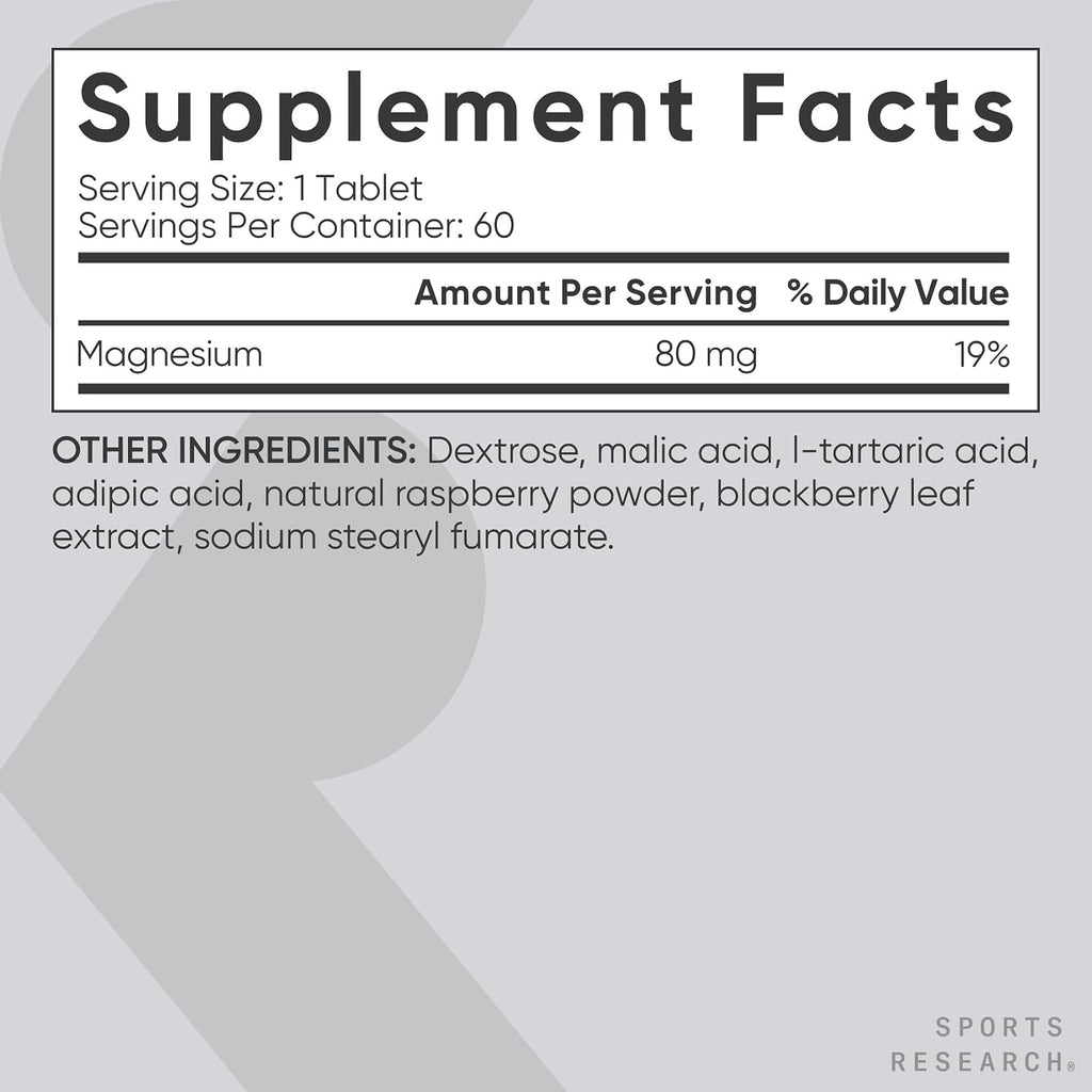 Electrolyte tablets for athletes