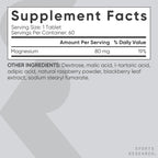 Electrolyte tablets for athletes
