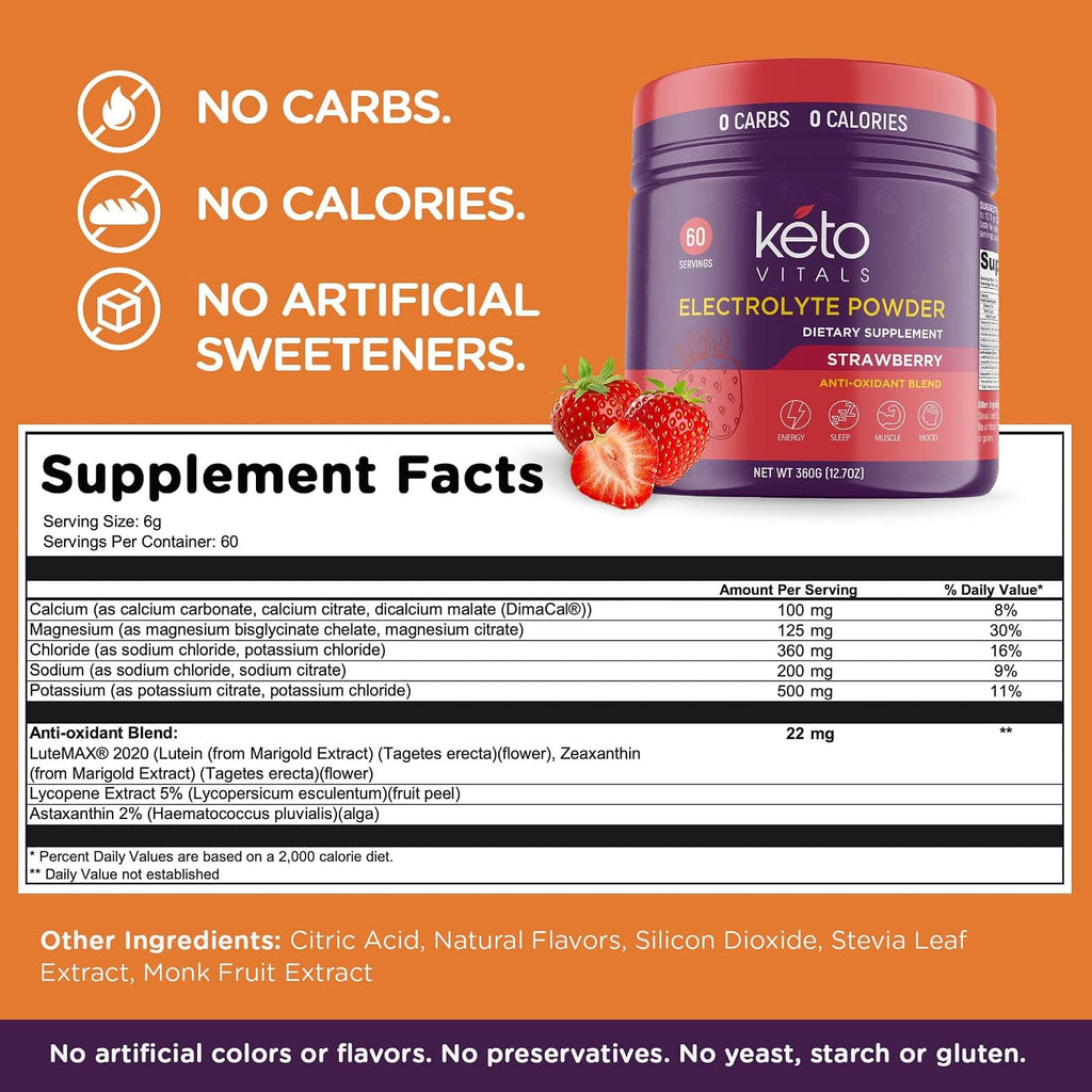 electrolyte tablets for energy boost