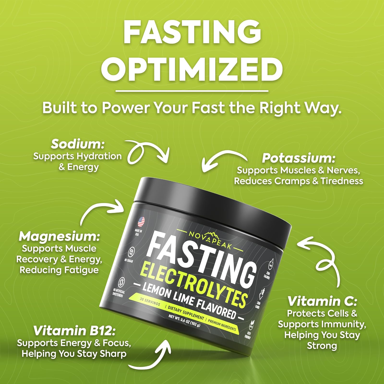 Electrolyte tablets for fasting recovery