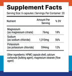 electrolyte tablets for fasting support
