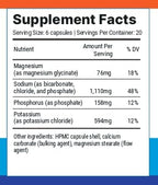 Electrolyte tablets for fasting support