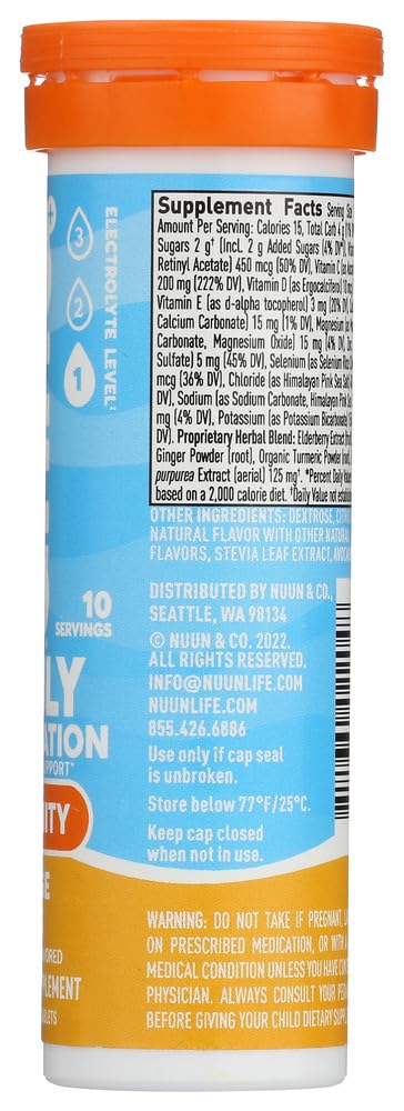 Electrolyte tablets for immune health