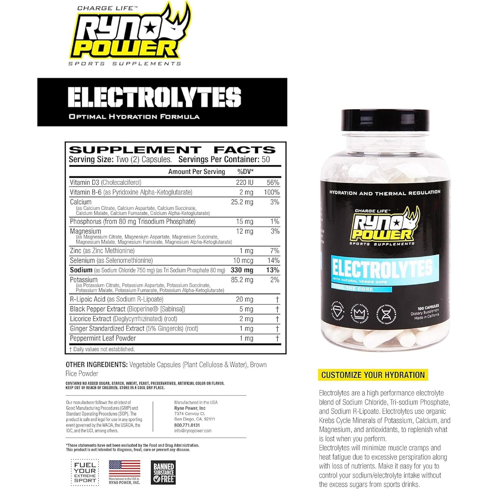 electrolyte tablets for sports performance