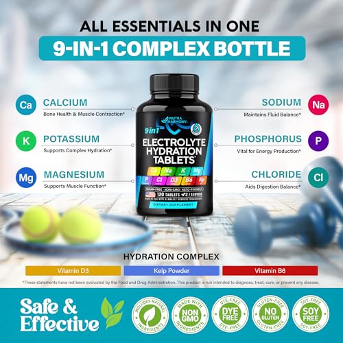 electrolyte tablets with essential minerals