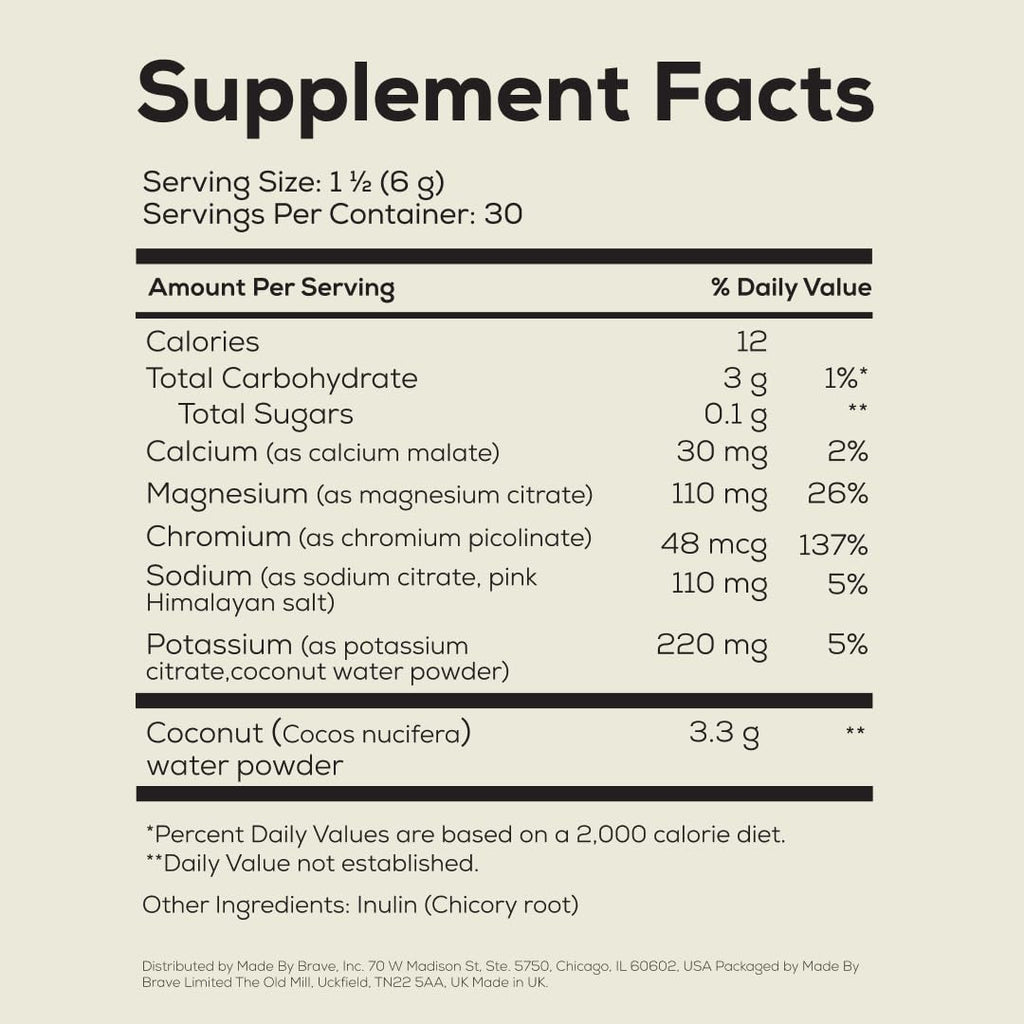 Electrolytes for optimal hydration balance