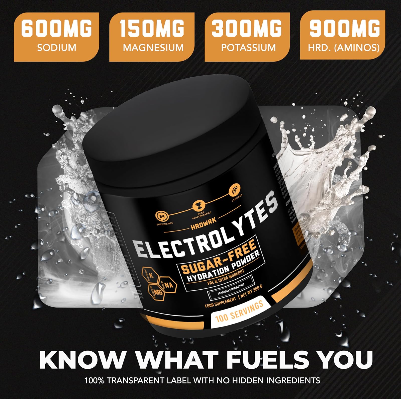 Electrolytes for post-workout recovery