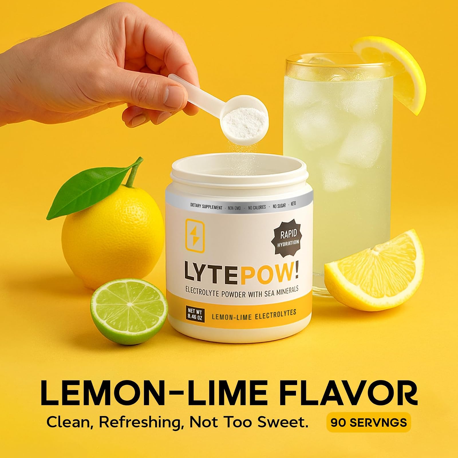 Electrolytes powder for active lifestyle