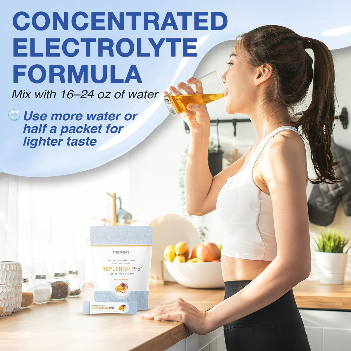 electrolytes powder for active lifestyles
