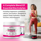 Electrolytes powder for hydration support