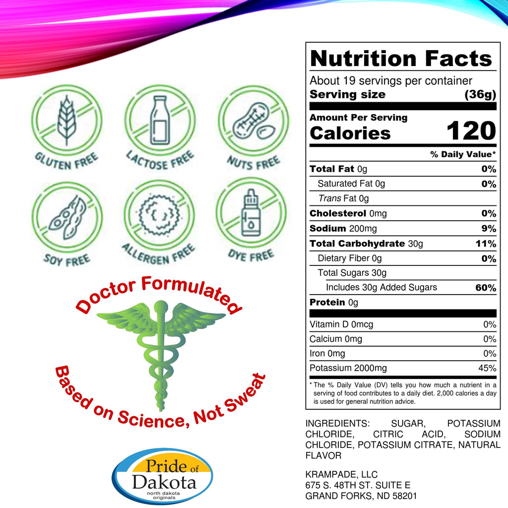 electrolytes powder for muscle cramp relief