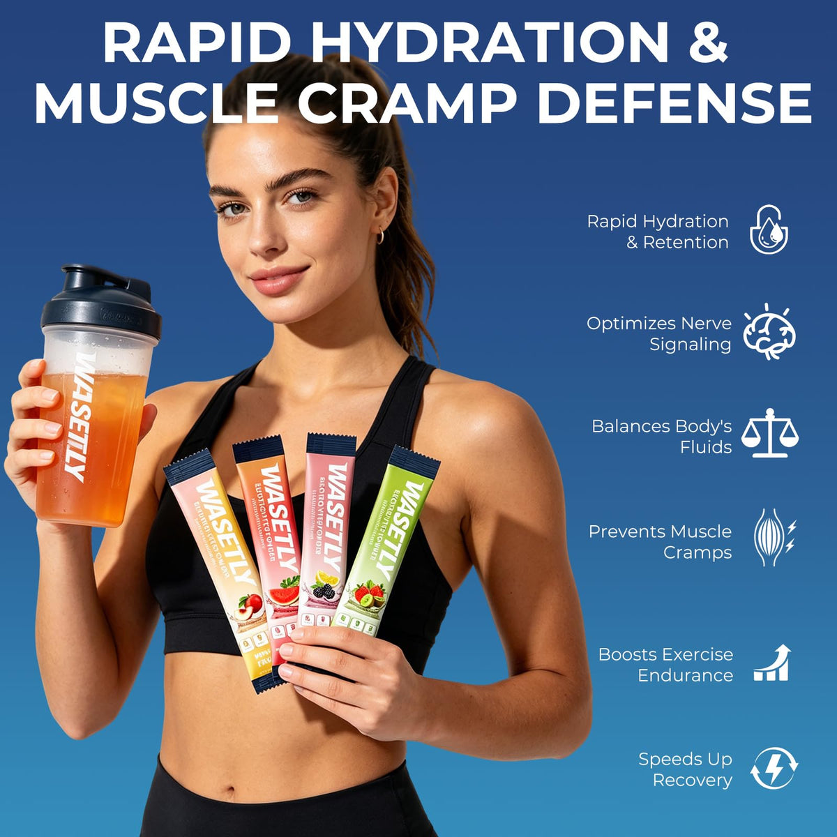 electrolytes powder for post-exercise recovery