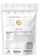 Electrolytes powder for post-workout recovery