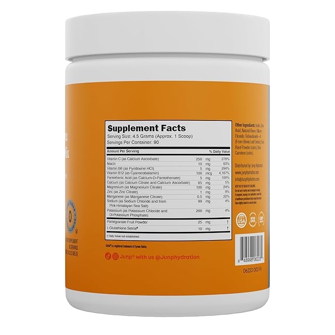Electrolytes powder for post-workout recovery