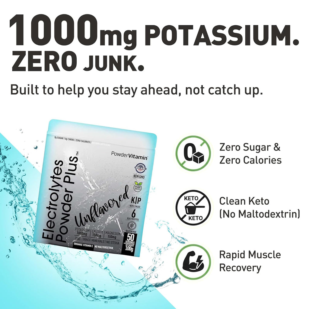 Electrolytes powder for post-workout recovery
