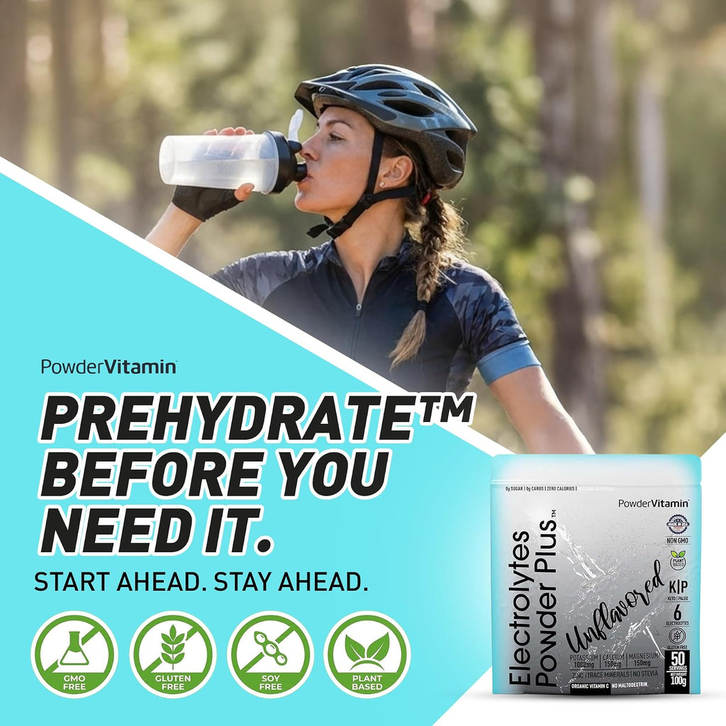 Electrolytes powder plus for active lifestyles