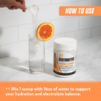 Electrolytes powder to boost endurance during workouts