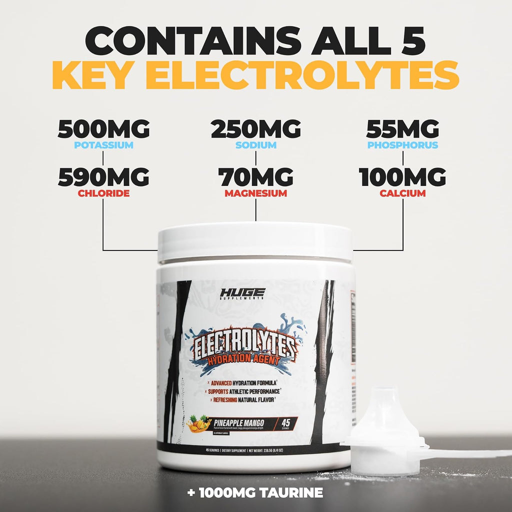 Electrolytes powder to replenish lost minerals