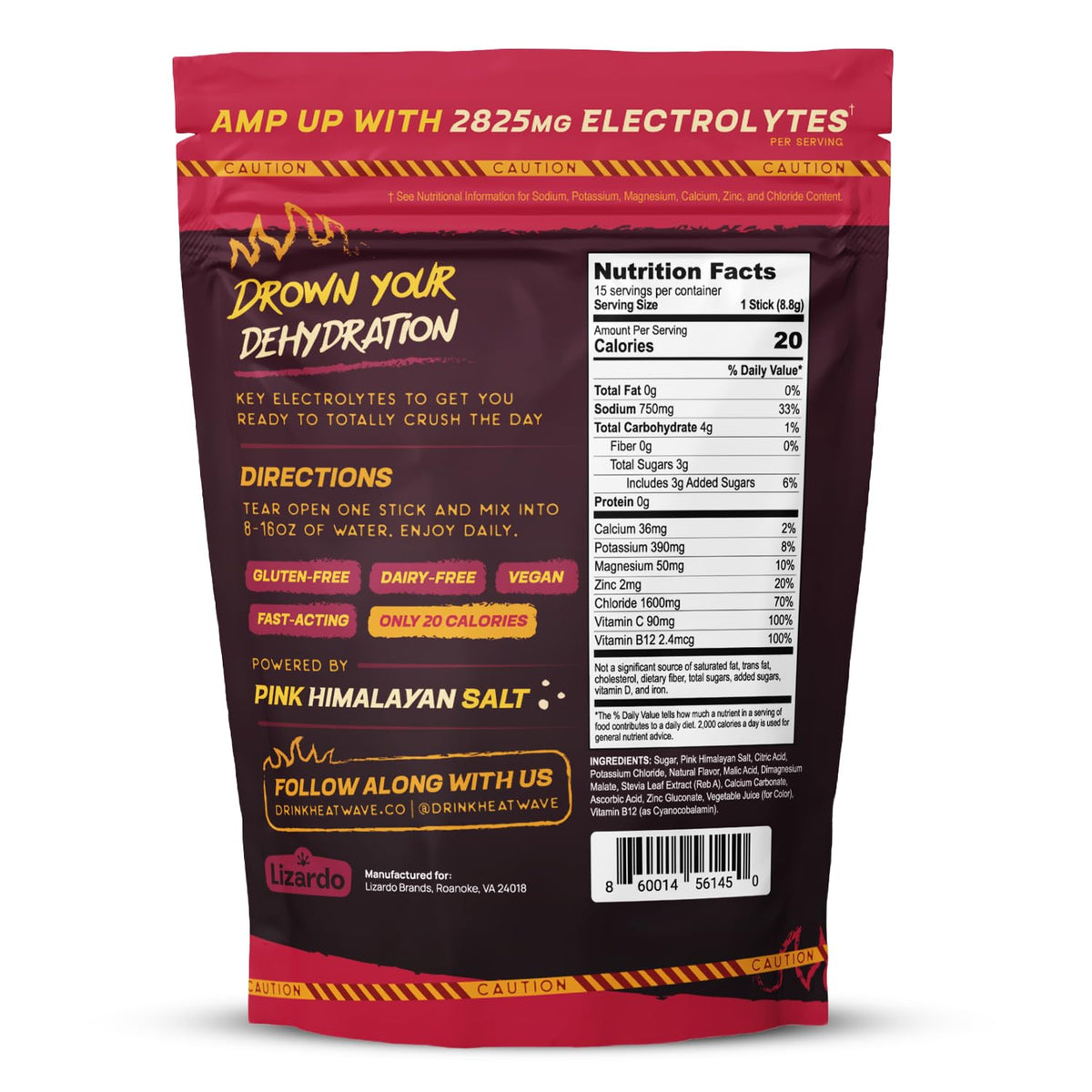 Electrolytes powder to replenish lost minerals