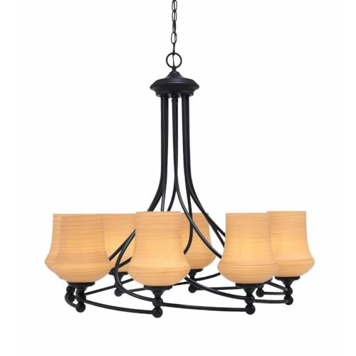 elegant 8-light ceiling fixture