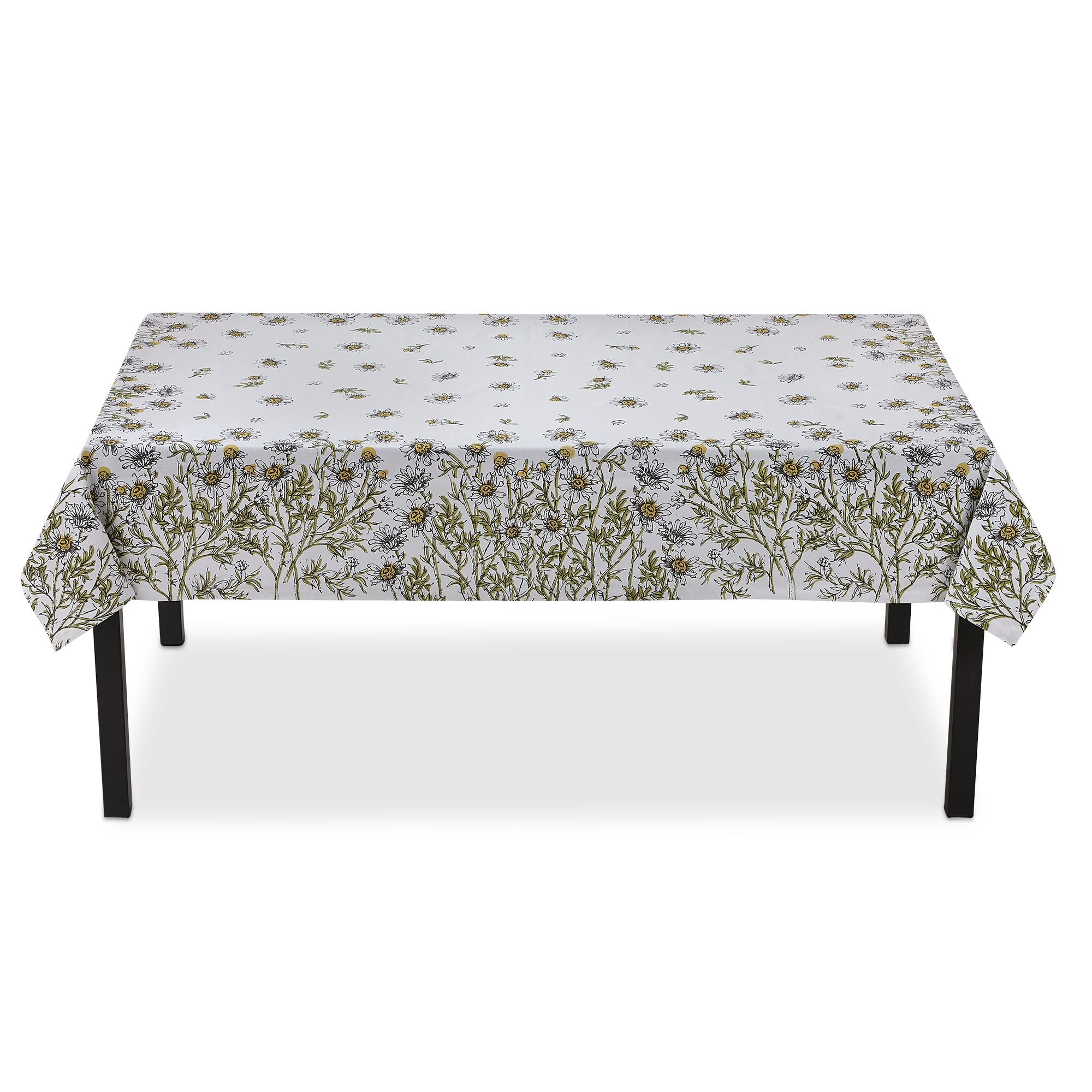 elegant chamomile tablecloth for dining
