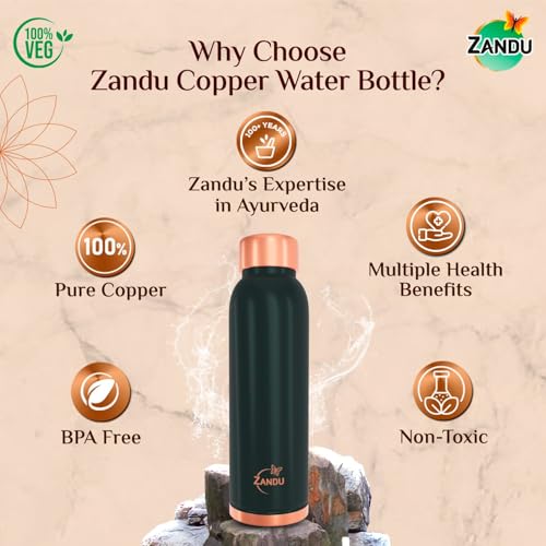 Elegant green copper bottle gift