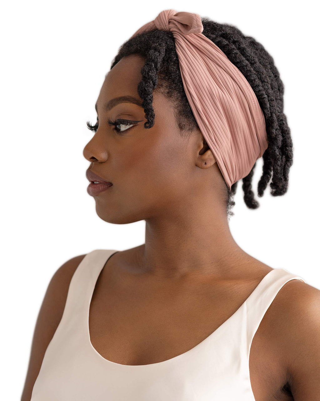 elegant ribbed bandie in soothing colour