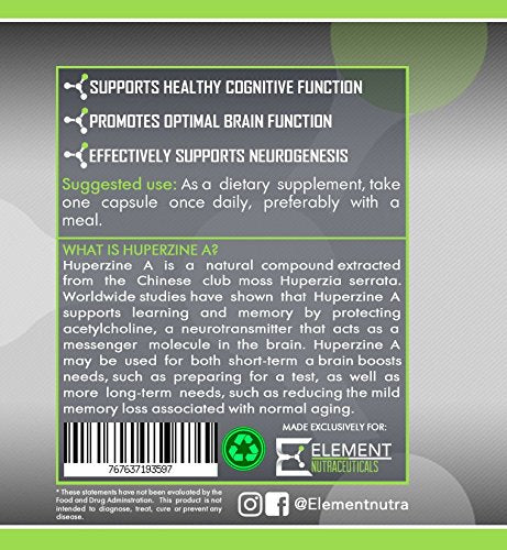 Element Nutraceuticals herbal cognitive booster