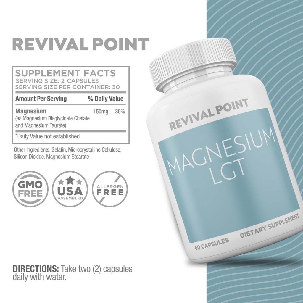 Elemental magnesium supplement for relaxation