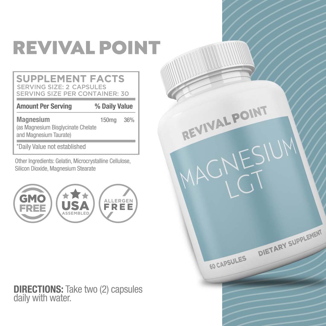 Elemental magnesium supplement for relaxation