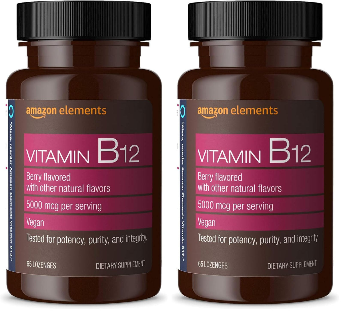 Elements Vitamin B12 lozenges for energy