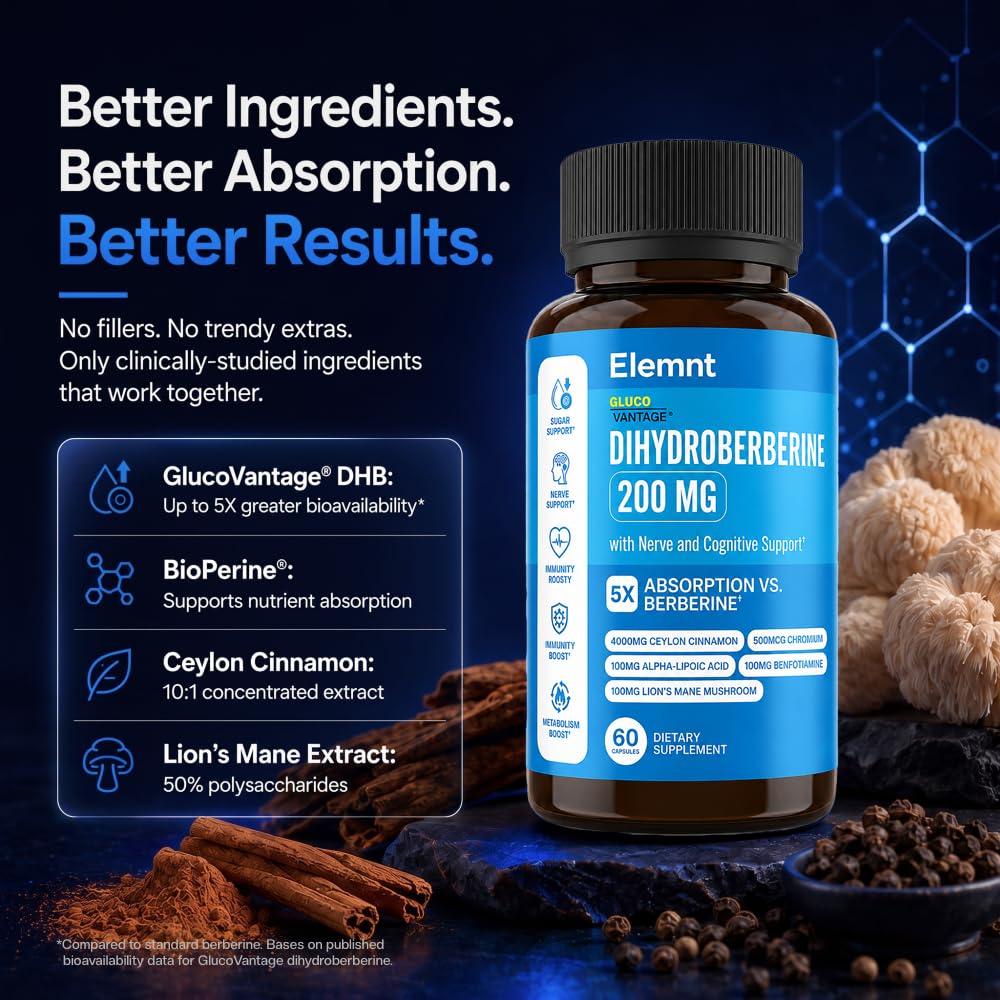 ELEMNT Dihydroberberine for metabolic support