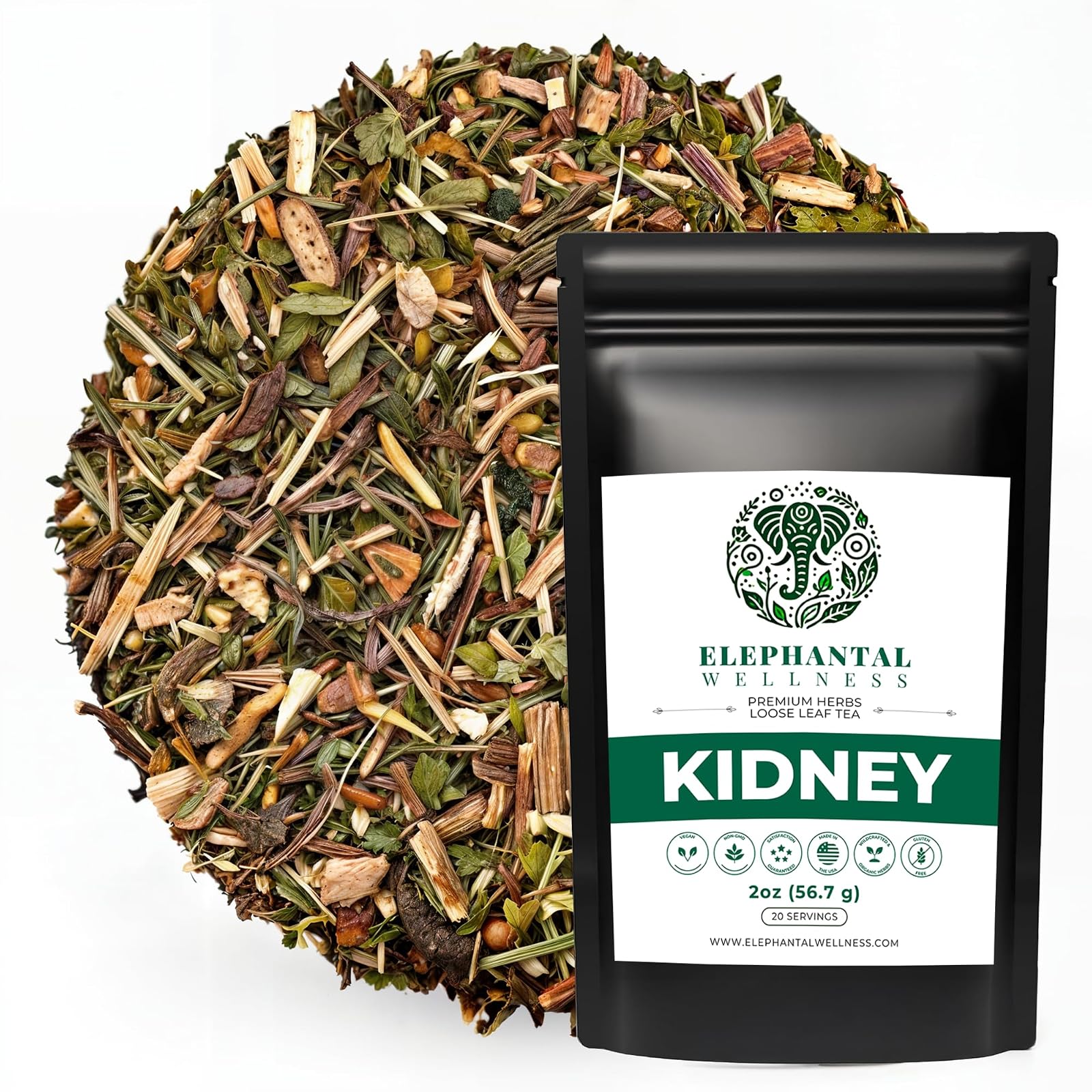 Elephantal Wellness kidney herbal tea benefits