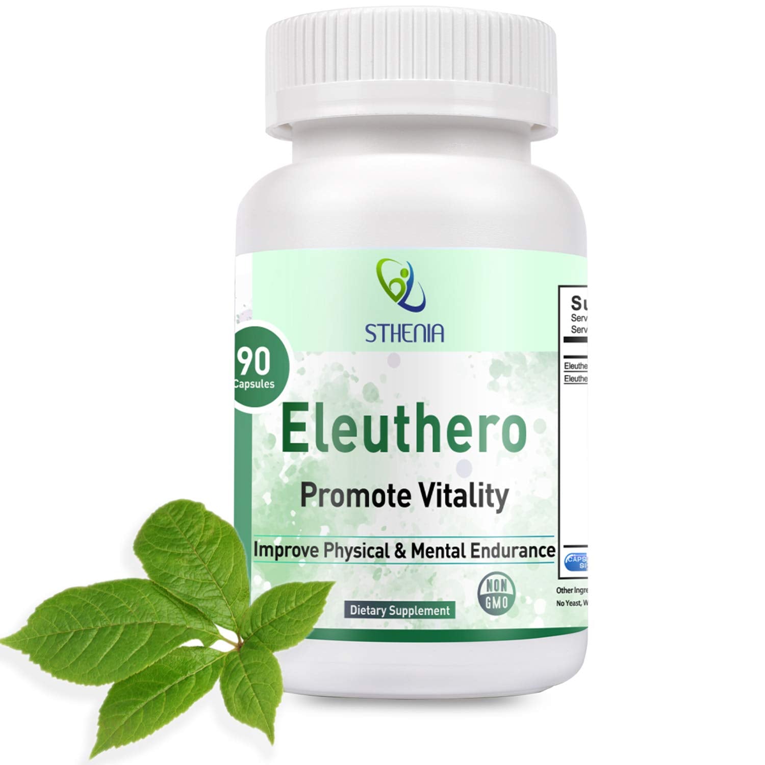 Eleuthero root energy booster capsules