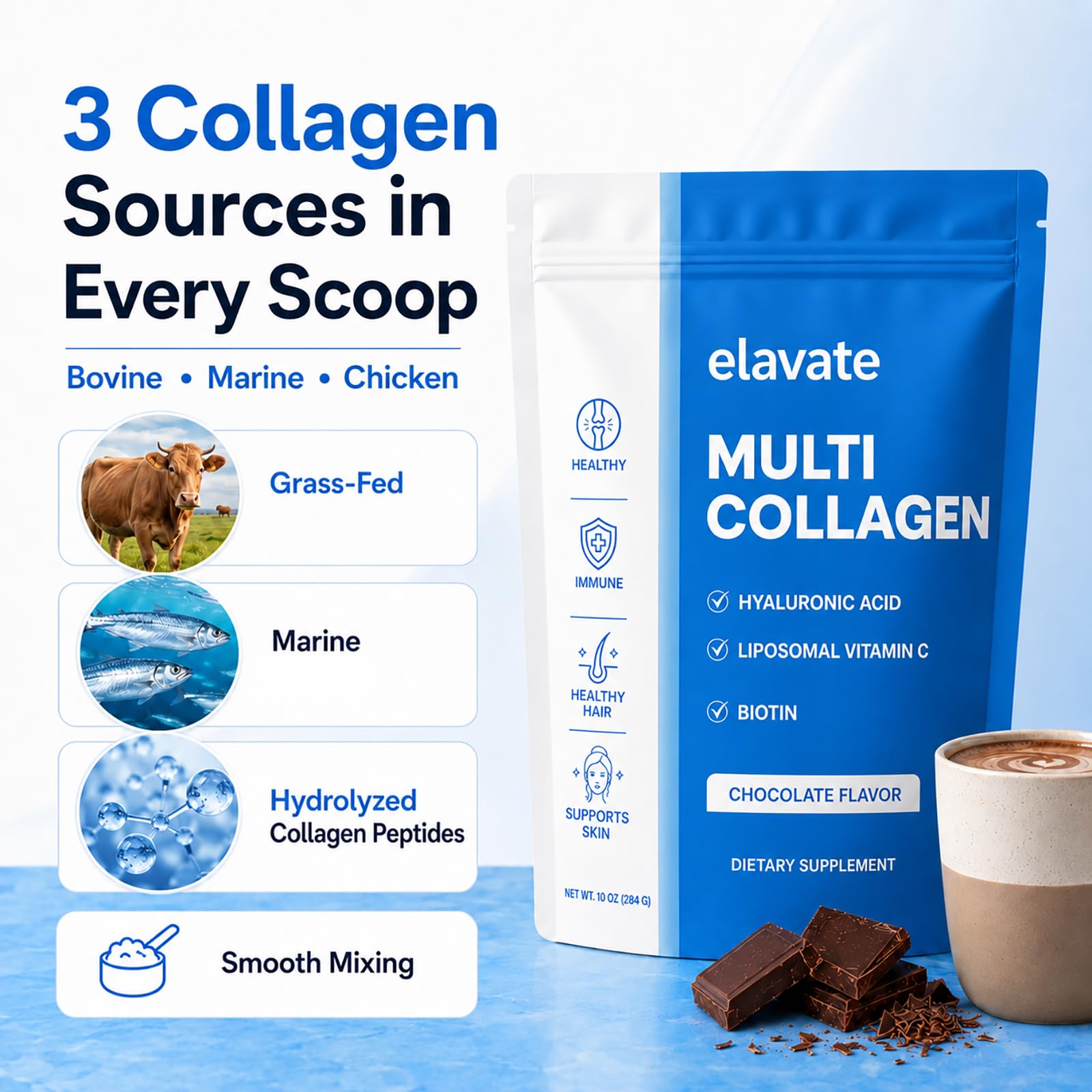 Elevate multi collagen for beauty routine
