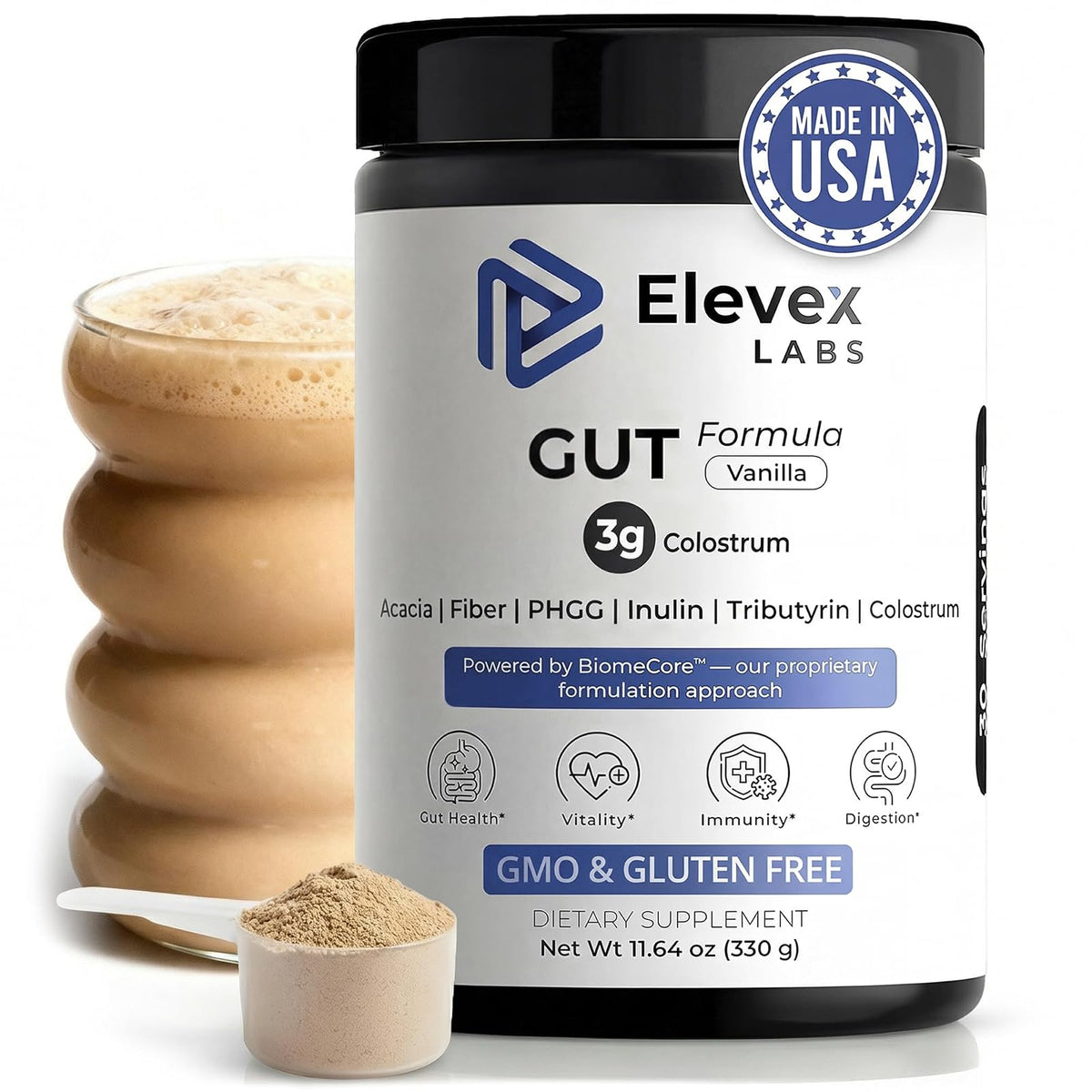 Elevex Labs gut health supplement